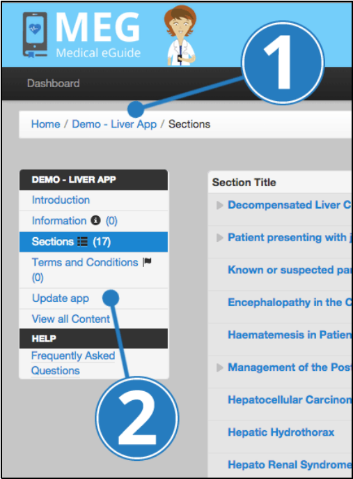 Updating your eGuides App